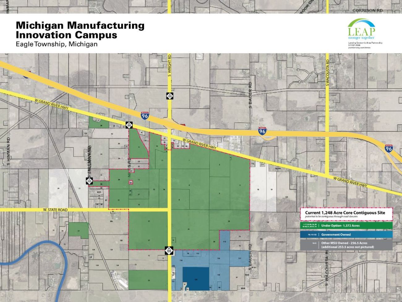 Farmland Near Grand Ledge Could Be Michigan Megasite For High Tech Project Bridge Michigan